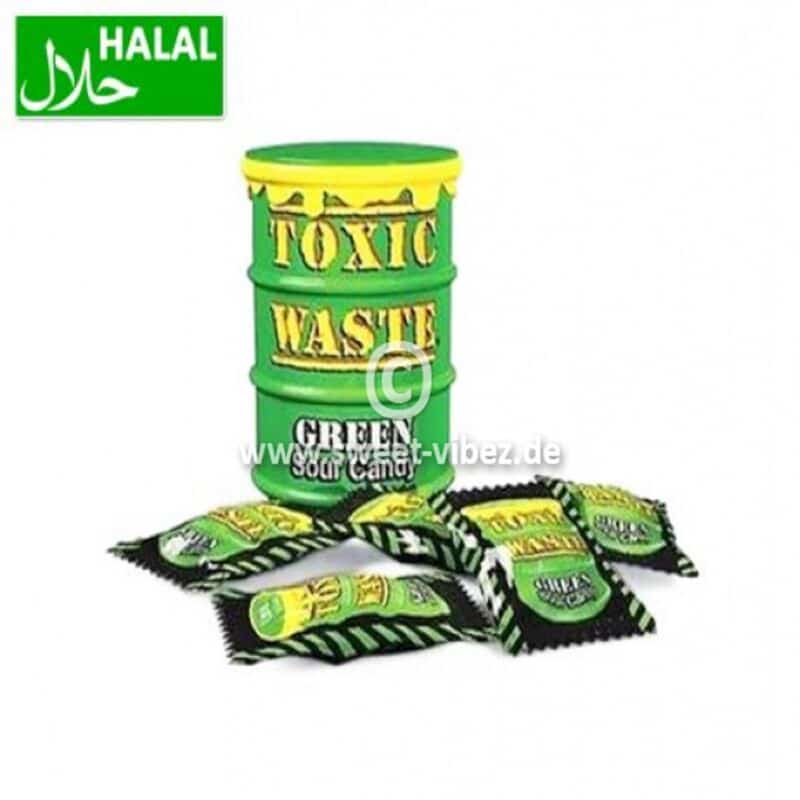 Toxic Waste Green Sour Candy - Sweet Vibez