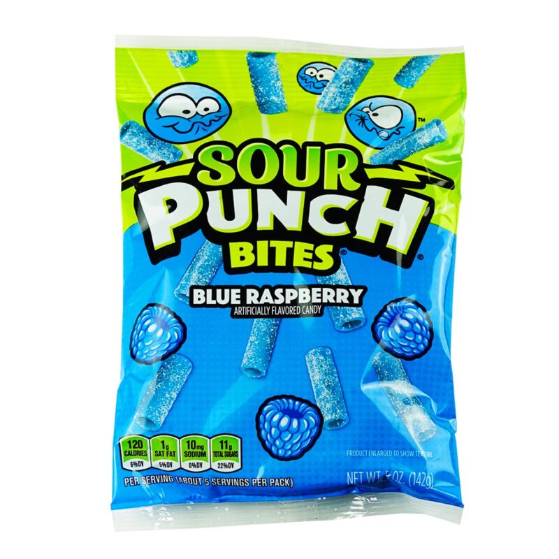 Sour Punch Blue Raspberry Bites - Sweet Vibez